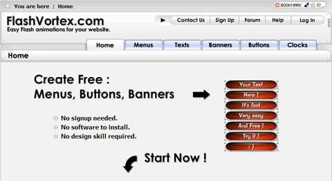 Agora você pode criar banners em Flash bem rápido e sem complicação ...